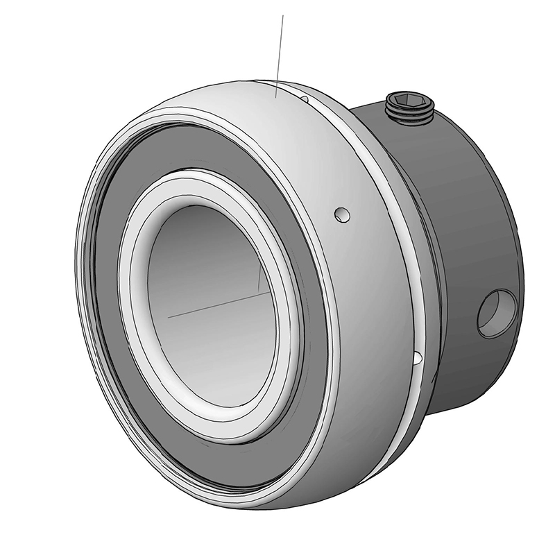 China SA207-20 insert bearings with Eccentric Collar Lock 1-1/4 inch ...